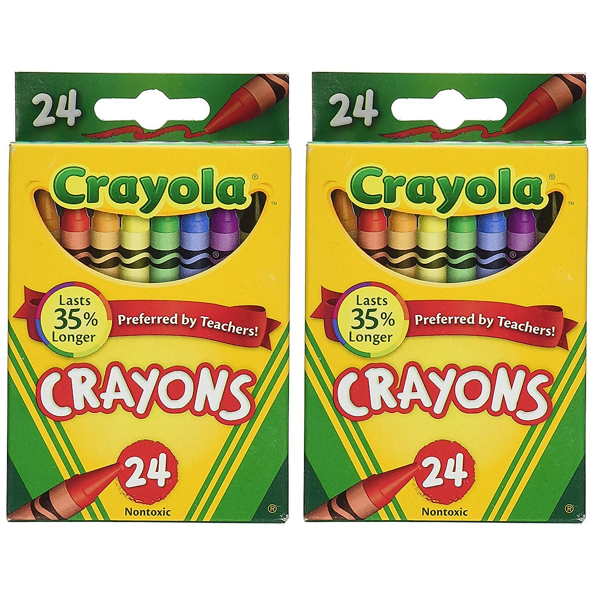Crayola Crayons 24 ct (Pack of 2)