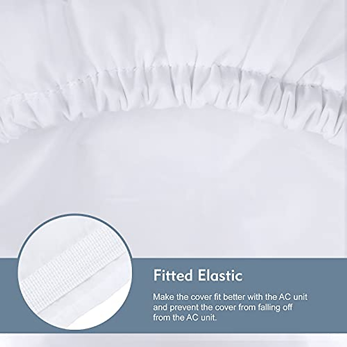 FILORA Indoor Window Air Conditioner Cover Window AC Units Covers for Inside 25 x 17 x 3.5 inches(L x H x D) White