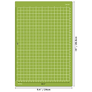 ReArt Standard Grip Mats for Cricut Joy Xtra - 12 x 8.5 Inches Craft Paper Cutting Mat Use with Printer Paper, Vellum, Light Cardstock & More, Sewing and Crafting (3 Packs Standerd)