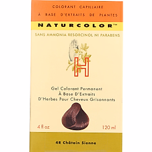 naturcolor Haircolor - Sienna Chestnut Hair Dye, 4 Fl Oz (4R)