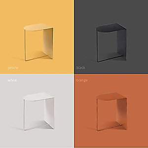 Modern Creative Small End Table Wrought Iron Corner Side Table Living Room Bedroom Furniture Coffee Table Outdoor Indoor Decor