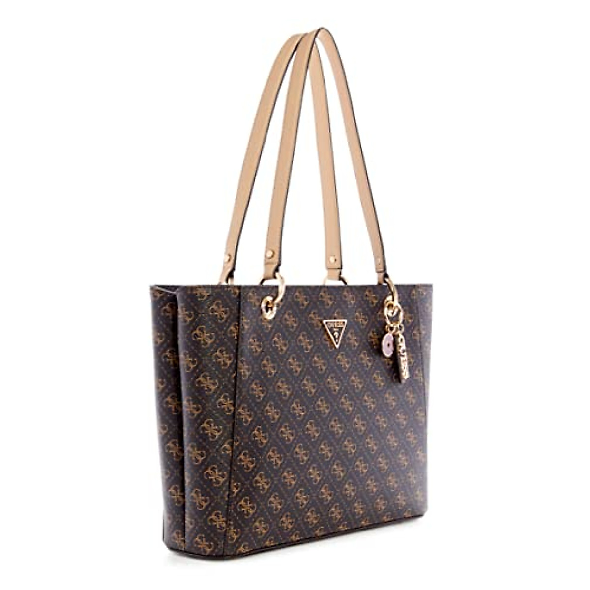 GUESS Noelle Noel Tote, Brown Logo