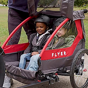 Flyer™ Duoflex 2 in 1 Bike Trailer and Stroller for Toddlers, 1+ Years