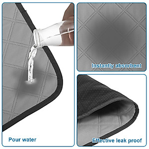 Nisorpa 4 Pack Guinea Pig Cage Liners Super Absorbent Washable Guinea Pig Pee Pads Waterproof Guinea Pig Bedding for Small Animals Rabbit Hamster Rat, 48 x 24 inches