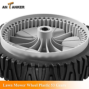 Antanker 583719501 Front Drive Wheels Replaces for AYP 194231x460 401274X460 for Craftsman 532403111 for Hus qvarna 532402657 Self Propelled Mower Drive Wheel for Oregon 72-344, 8" x 1-3/4", 2 Pack