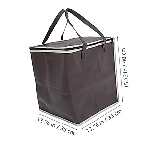 CHILDWEET Crock Insulated Bag Insulated Freezer Bag Insulated Grocery Bags Insulated Bags for Groceries Pizza Insulated Bag Picnic Cool Bag Insulated Picnic Bag Transport Bag Coffee Cloth