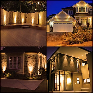 Mlambert 12 Pack MR16 LED Bulbs 50W Halogen Equivalent,2700K Warm White,5W GU5.3 MR16 12V Spotlight Bulb,Non-Dimmable,45° Beam Angle for Landscape