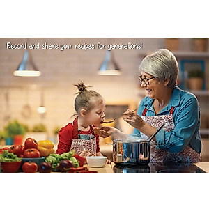 Pioneer Woman Style Floral Recipe Cards (50 Pcs) Flower Recipe Cards, Floral Index Cards, Blank Back Recipe Notecards, Perfect for Bridal Shower (50, 4.25" x 5.5")