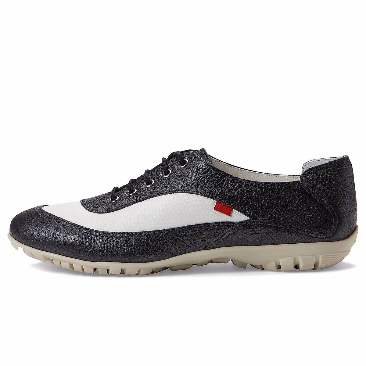 MARC JOSEPH NEW YORK Hampton Golf Black/White Pearlized Grainy 6.5 M