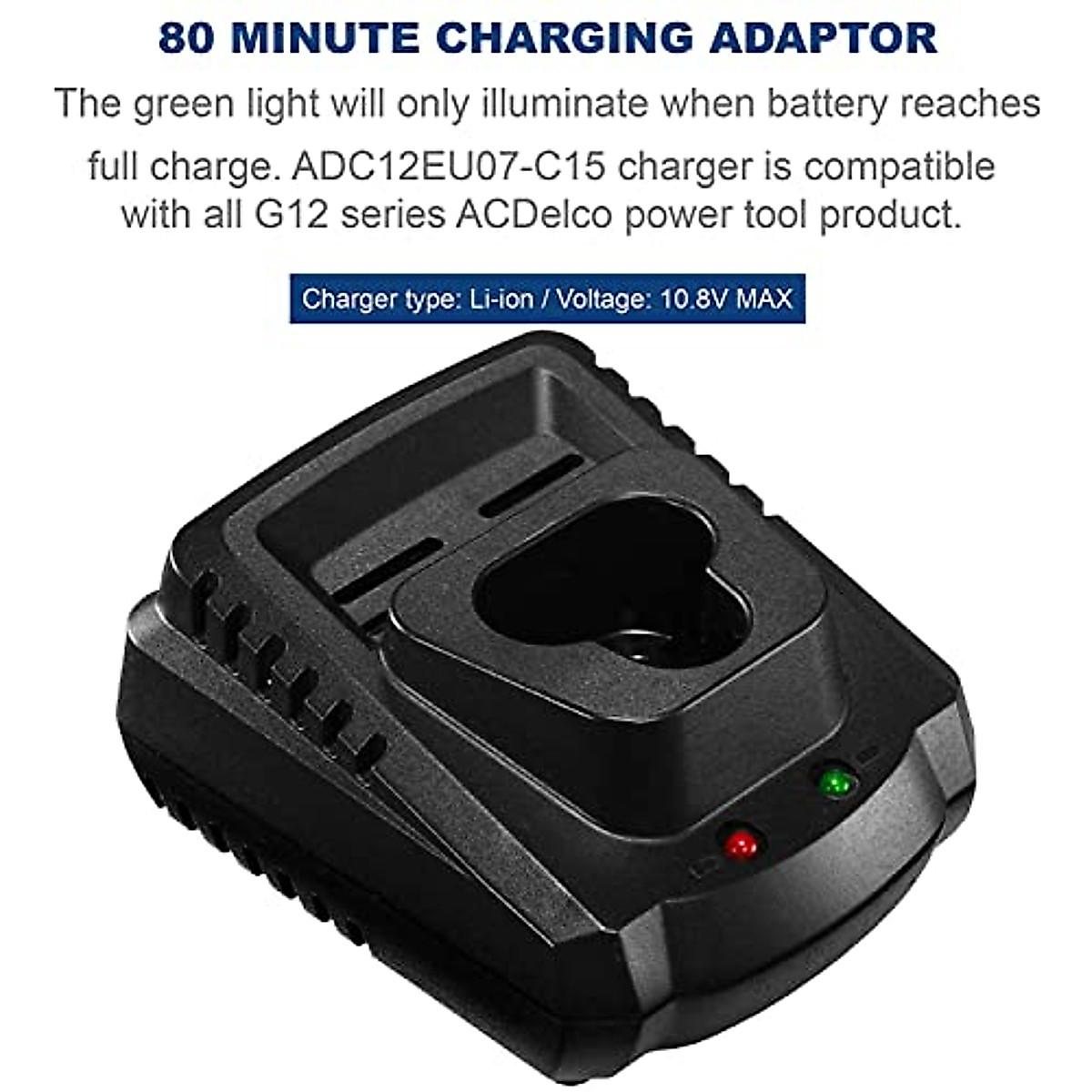 ACDelco G12 Series 12V Cordless 3" Mini Polisher Tool Set with 2 Li-ion Batteries, Charger, and Accessory Kit, ARS1212