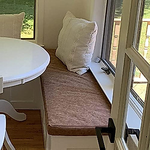 NAT Leathers | Blonde Light Tan Beige Distressed Crazy Horse Soft Faux Vegan Upholstery Leather PU (Peta Approved Vegan) | 1 Yard (36 x 54 inch) Cut by The Yard | Pleather 0.9 mm | Blonde 36"x 54"