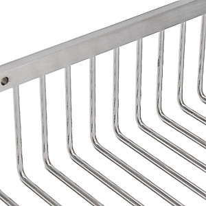 Shower Basket, Easy to Use Wall Mounted Shelf Sturdy Save Space for Bathroom for Dining Room for Balcony