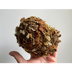 Bobble Browns - Sale Boucle Wool Blend Yarn - 50 Grams (1.75 Ounces) 65 Meters (71 Yards)