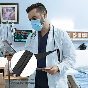 BLMHTWO EKG Calipers, ECG Calipers Caliper for Nurses Measuring Tool with Ruler and Help Read ECGs Stainless Steel Black Reliable Useful EKG Caliper for Paramedic School Cardiology Electrocardiogram