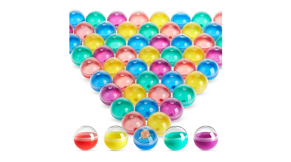 Bulk 250-Count Vending Machine Capsules - 1 Inch Gumball & Toy Refills