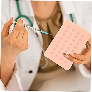 Practice Pad Skin Test Training Module Nurse Injection pad Human Body Model mannequins Manikin Injection Training Supplies Intradermal Injection Training Pad Human Skin