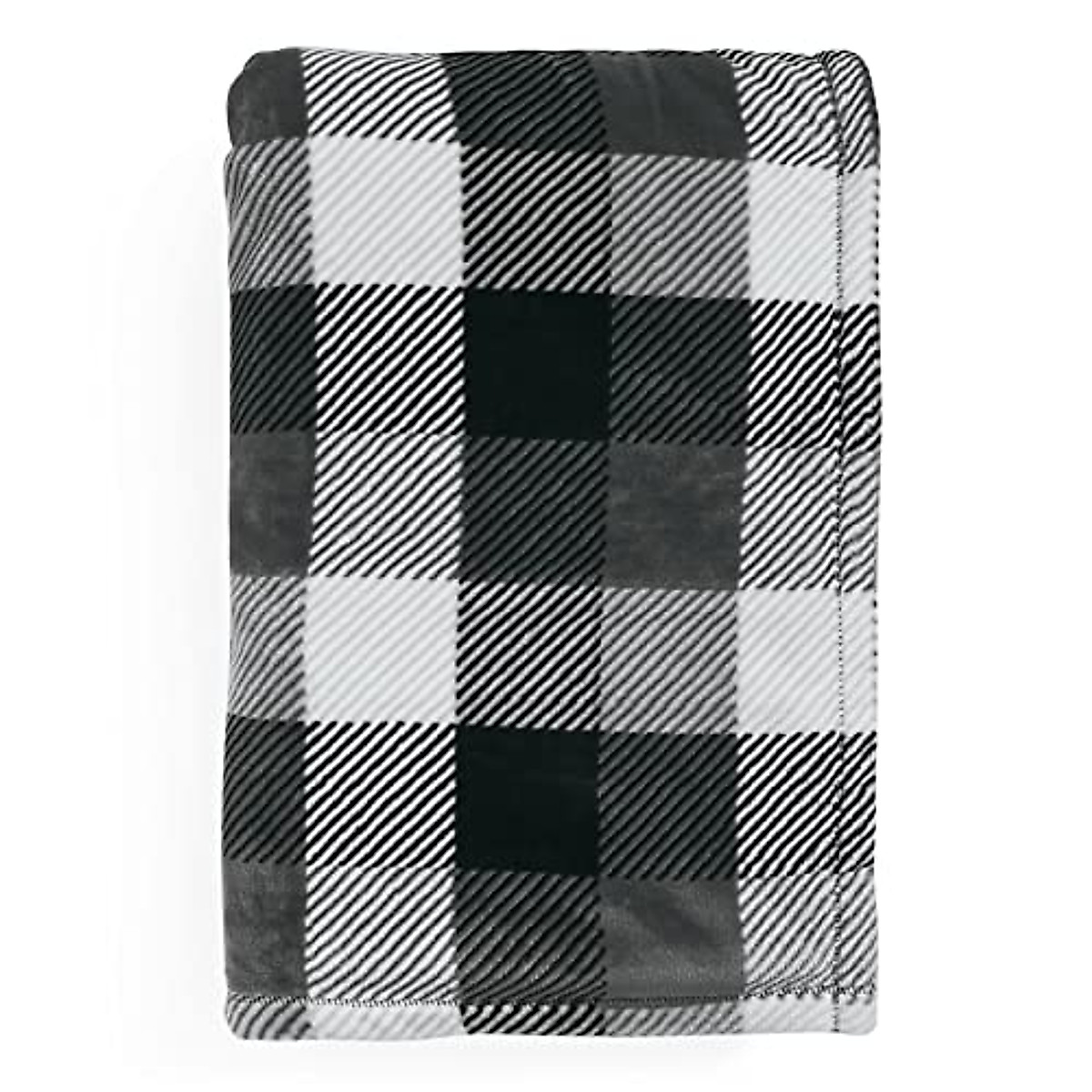 Vera Bradley Women's Fleece Plush Throw Blanket, Kingbird Plaid, 80 X 50