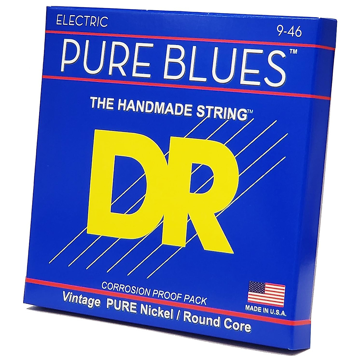 DR Strings Pure Blues Pure Nickel Wrap Round Core 9/46