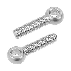 uxcell M6 x 25mm Machinery Shoulder Swing Lifting Eye Bolt 304 Stainless Steel Metric Thread 5pcs