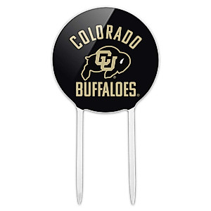 Acrylic Colorado Buffaloes Cake Topper Party Decoration for Wedding Anniversary Birthday Graduation