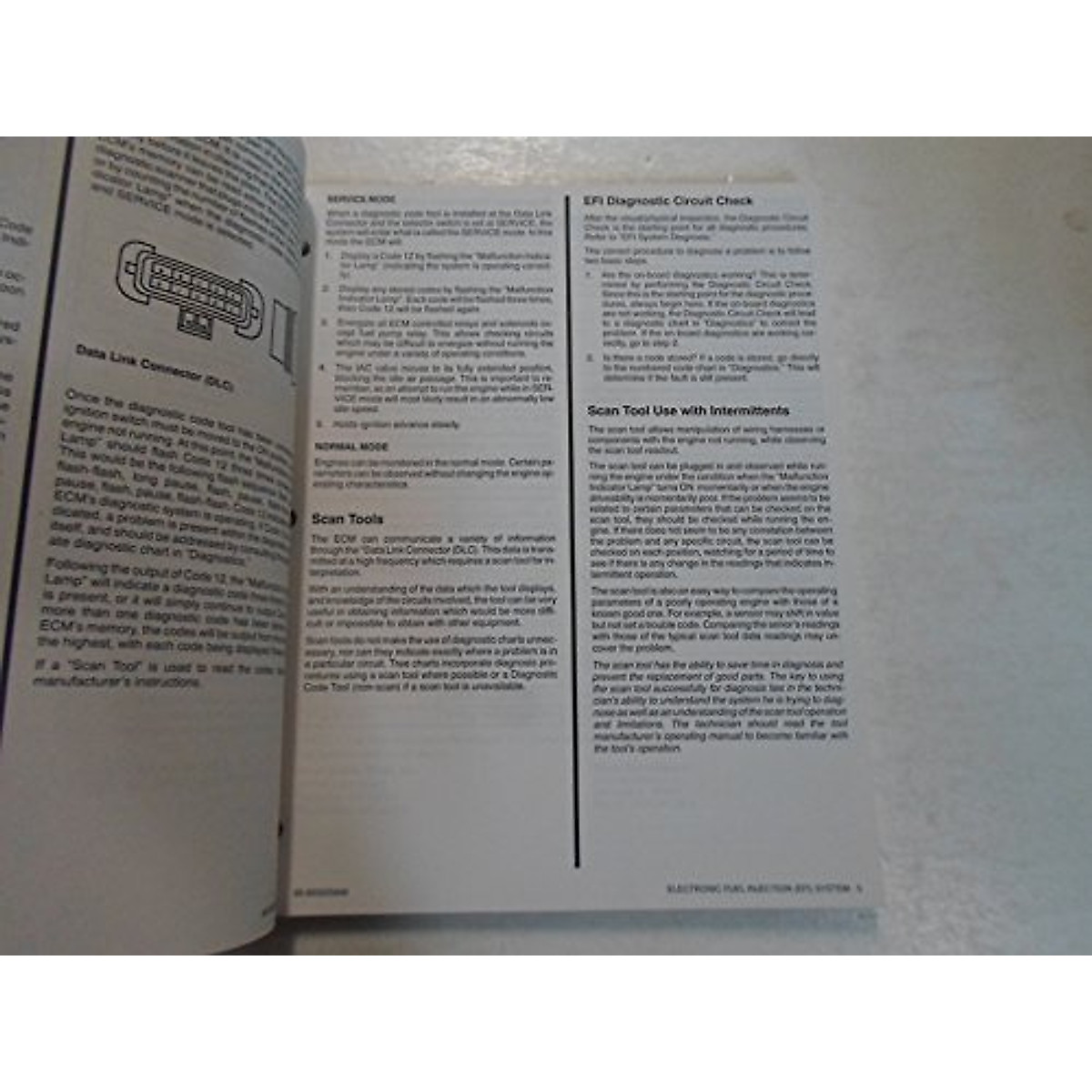 MerCruiser Throttle Body EFI MIE 5.7L 350 CID Service Manual Supplement WATER DAMAGED