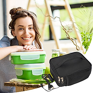 Gecorid Portable Food Warmer, USB Heater Lunch Bag, Personal Oven, Personal Heated Lunch Box, Lunch Warming Tote for Cooking, Reheating Meals, Travel, Potlucks, Hotel, Home Kitchen