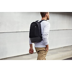 Bellroy Classic Backpack Premium (Leather Panels, Fits 15" Laptop) - Black Sand