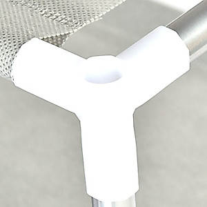 kemanner 10-Tier Shoe Rack, Non-woven Fabric Free-Standing Shoe Tower Organizer Cabinet - Holds 50 Pairs of Shoes - 22.2” x 10.9” x 65.1” - Grey