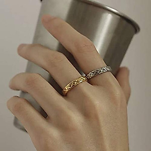 Shapes Studio THE PETITE CRUSH RING (Two Colors) (Gold 7)