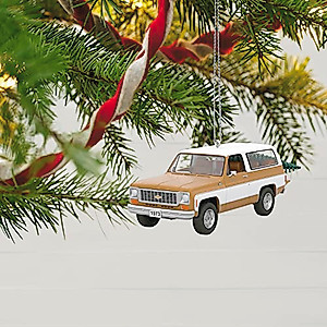Hallmark Keepsake Christmas Ornament 2023, All-American Trucks 1973 Chevrolet Blazer 2023, Metal Ornament, Gifts for Car Collectors,