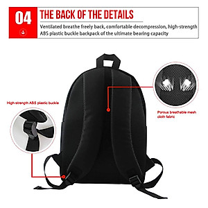 Amzbeauty Cool Dragon Dinosaur School Backpack Book Pack Travel Laptop Backpack Teens Boys Girls Kids Unisex 15.6 Inch