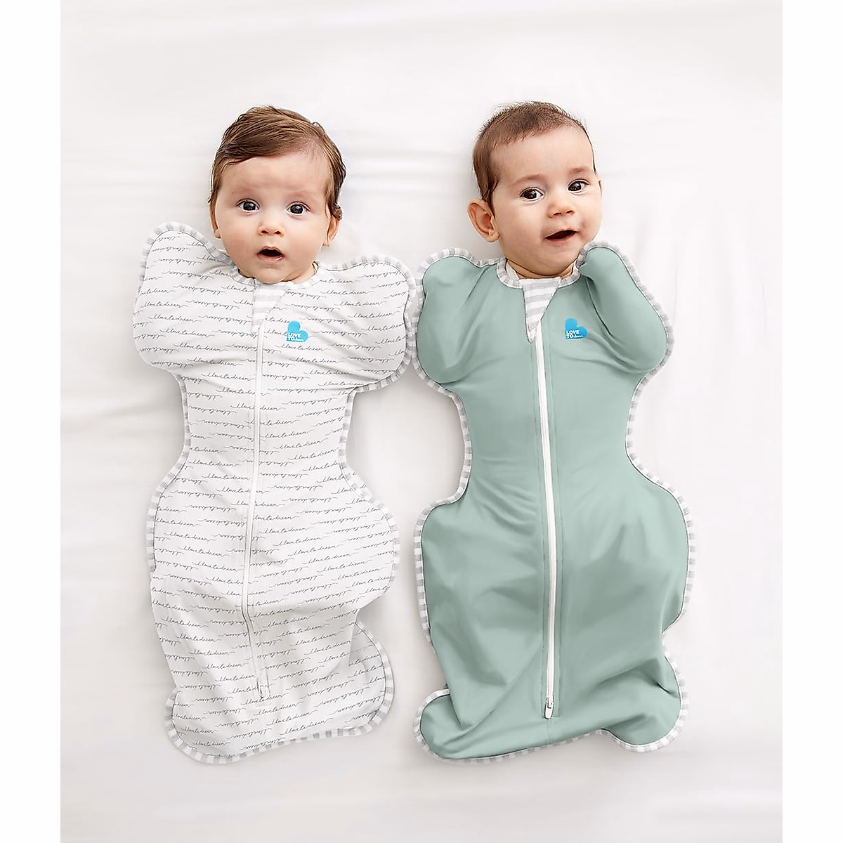 Love to Dream Swaddle, Baby Sleep Sack, Swaddle Up Self-Soothing Swaddles for Newborns, Snug Fit Helps Calm Startle Reflex, Lite 0.2 Tog Sleep Sack, 13-19 lbs, Olive