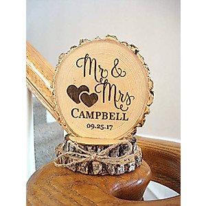 Mr & Mrs Wedding Cake Topper
