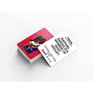 Slow Jamz 90s R&b Music Trivia Drinking Card Game Adult Games for Game Night | Adult Drinking Games by Lewisrenee | Rnb Black Card Games for Adults Urban Trivia for Bachelorette Bachelor Party Games