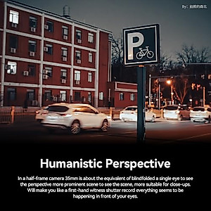 Brightin Star 35mm F1.7 Wide-Angle Manual Focus Prime Lens for Panasonic Olympus Micro 4/3 Mirrorless Cameras, MFT APS-C Large Aperture, Fit for LUMIX G7, G7KS, GX85, GX9, G95, GH5, GH6, G100, G9