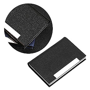 STOBOK 3pcs Purses Name Holder Stainless Steel Case Business