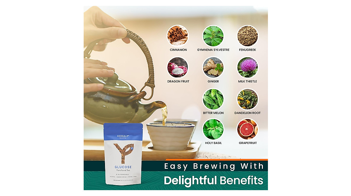 Herbaly Glucose Functional Tea - Organic Wellness
