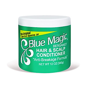 Blue Magic Hair & Scalp Conditioner, Bergamot 12 oz (Pack of 4)