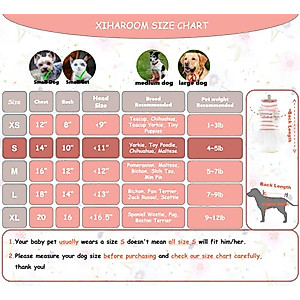 MSNFOASM Pet Dog Pink Stripe Dog Dress,Dog Tutu Lace Skirt Wedding Dress for Small Girl Dogs Cats（Pink Stripe M）