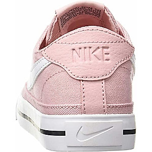 NIKE Women's Gymnastics Shoes Walking, Pink Glaze White Black Team Or, 10.5