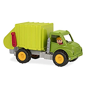 Battat – Green Recycling Truck – Classic Toddler Trucks – Eco-Friendly Toy – Soft Rubber Wheels – 18 Months + – Garbage Truck