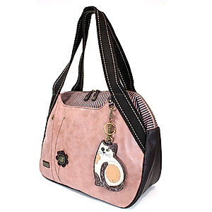 Chala Lazzy Cat Bowling Bag, Dusty Rose