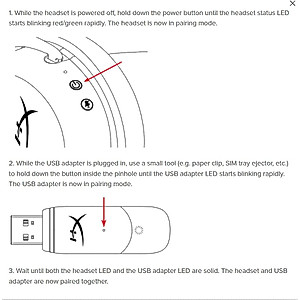 Kingston HyperX Cloud Flight USB Dongle Adapter Transceiver Receiver Plug for Wireless Headset HXS-HSDG2 (3500218-001.C00LF)