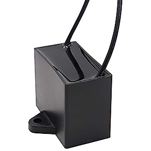 Tnisesm 2Pcs Fan Capacitor CBB61 3uF 450V AC 2 Wire for Ceiling Fan Motor Start Run Capacitor TN-CBB61-3