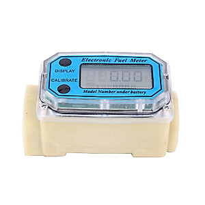 Turbine meter, digital mini turbine meter fuel meter 15-120 l/min 1"NPT counter, often used to measure