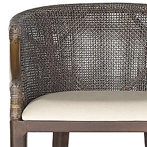 Safavieh Home Collection Brando Brown 28-inch Bar Stool