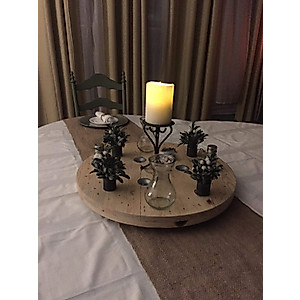 TamBee 7 Inch Lazy Susan Plastic Rotating Turntable with Steel Ball Bearings Swivel