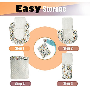 ASunine Car Seat Covers for Babies, Infant Baby Carseat Canopy for Boys Girls, Stretchy Carrier Cover with Peep Windows and Breathable Mesh, Universal Fit for Car Seat…