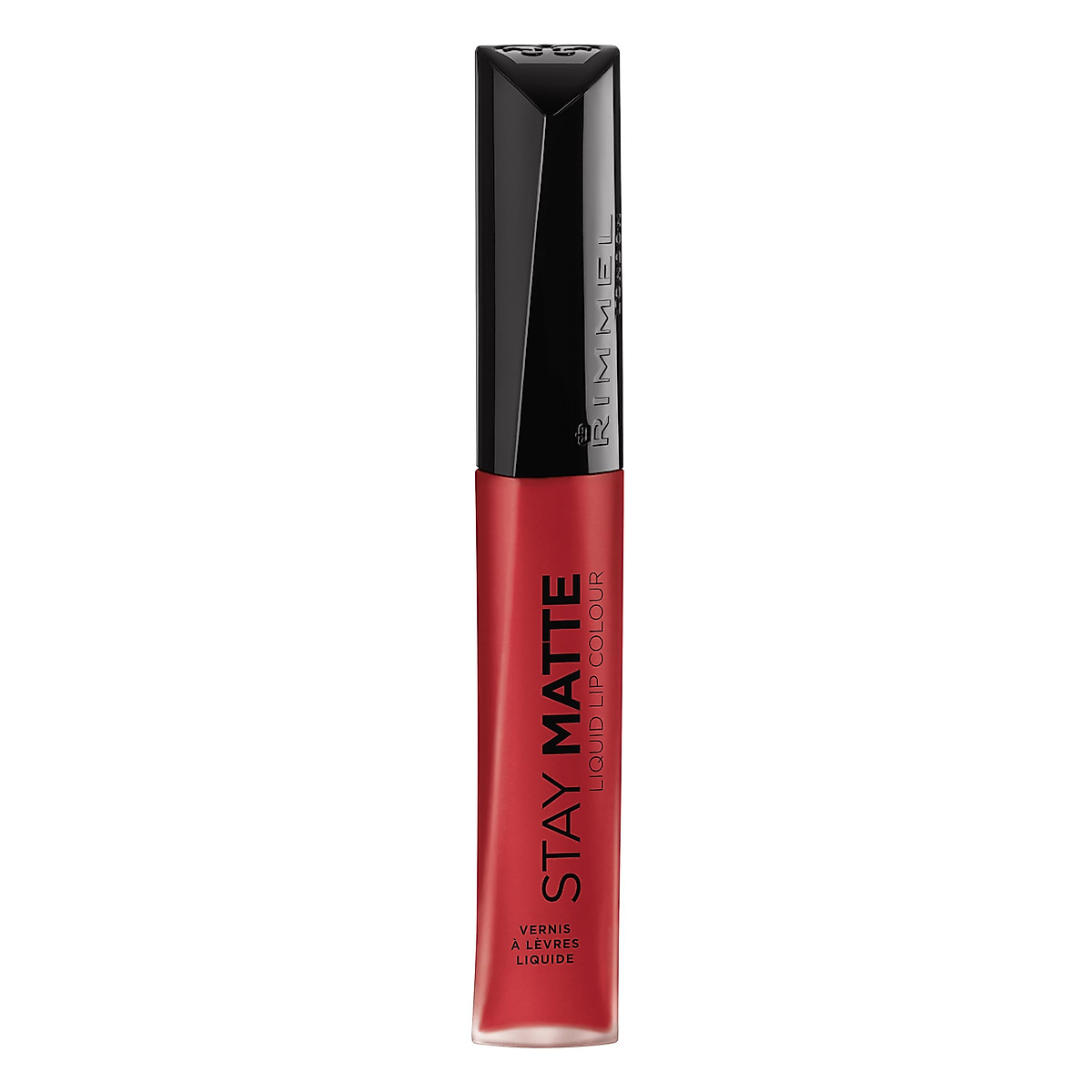 Rimmel London Stay Matte Liquid Lip Color with Full Coverage Kiss-Proof Waterproof Matte Lipstick Formula that Lasts 12 Hours - 500 Fire Starter, .21oz
