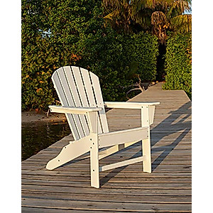 POLYWOOD SBA15GY South Beach Adirondack Chair